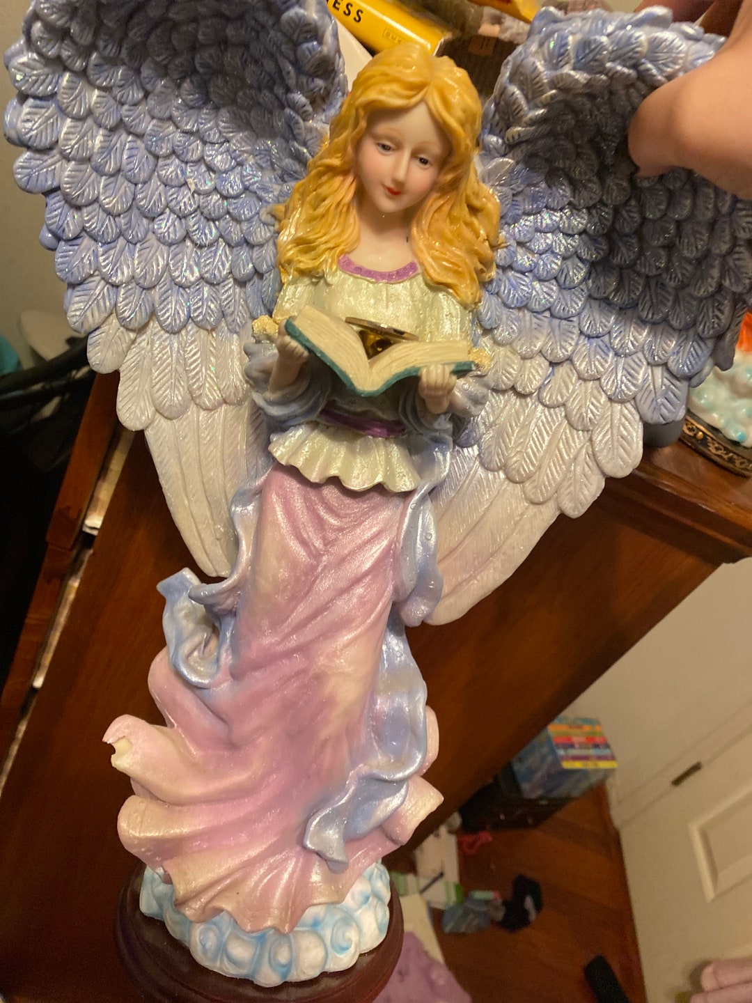 Angel Reading Book. - Etsy