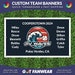 Custom Cooperstown Baseball Team Banner – Choose Your Size - Etsy
