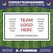 Custom Cooperstown Baseball Team Banner – Choose Your Size - Etsy