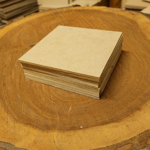 10 Pack of "4x4" MDF Panels - Etsy