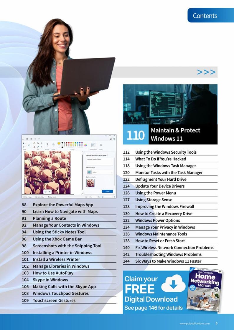 Windows 11 User Manual – 2025 Digital PDF - Professional Tricks, Tips ...