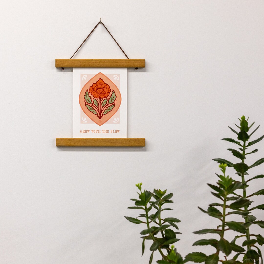 Grow With the Flow Print - Etsy