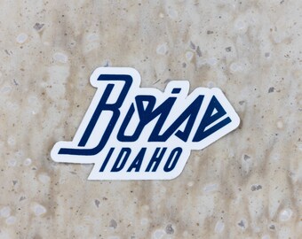 Boise, Idaho BOI Oval Bumper Sticker - Etsy