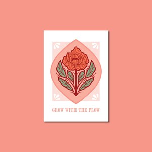 Grow With the Flow Print - Etsy