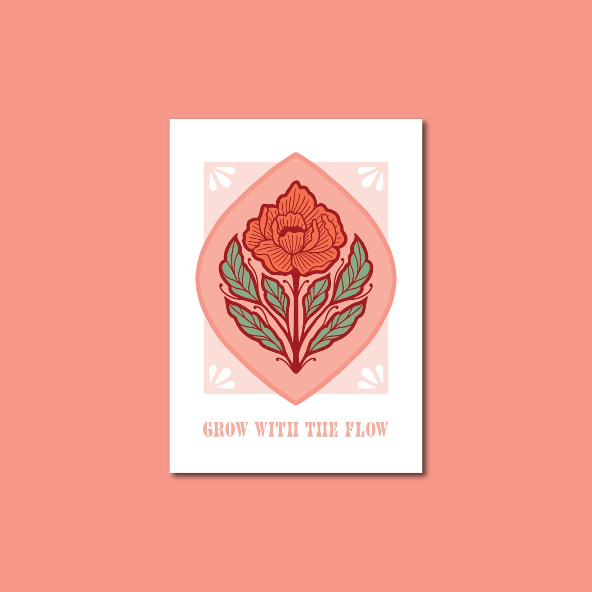 Grow With the Flow Print - Etsy