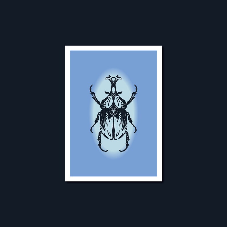 Beetle Print - Etsy