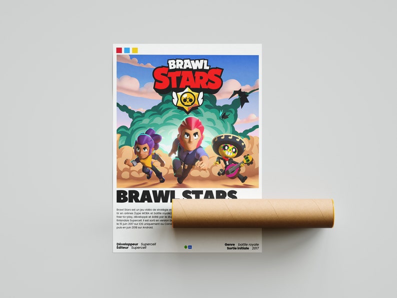 3 Brawl Stars Posters. Video Game, Downloadable, Digital Download ...