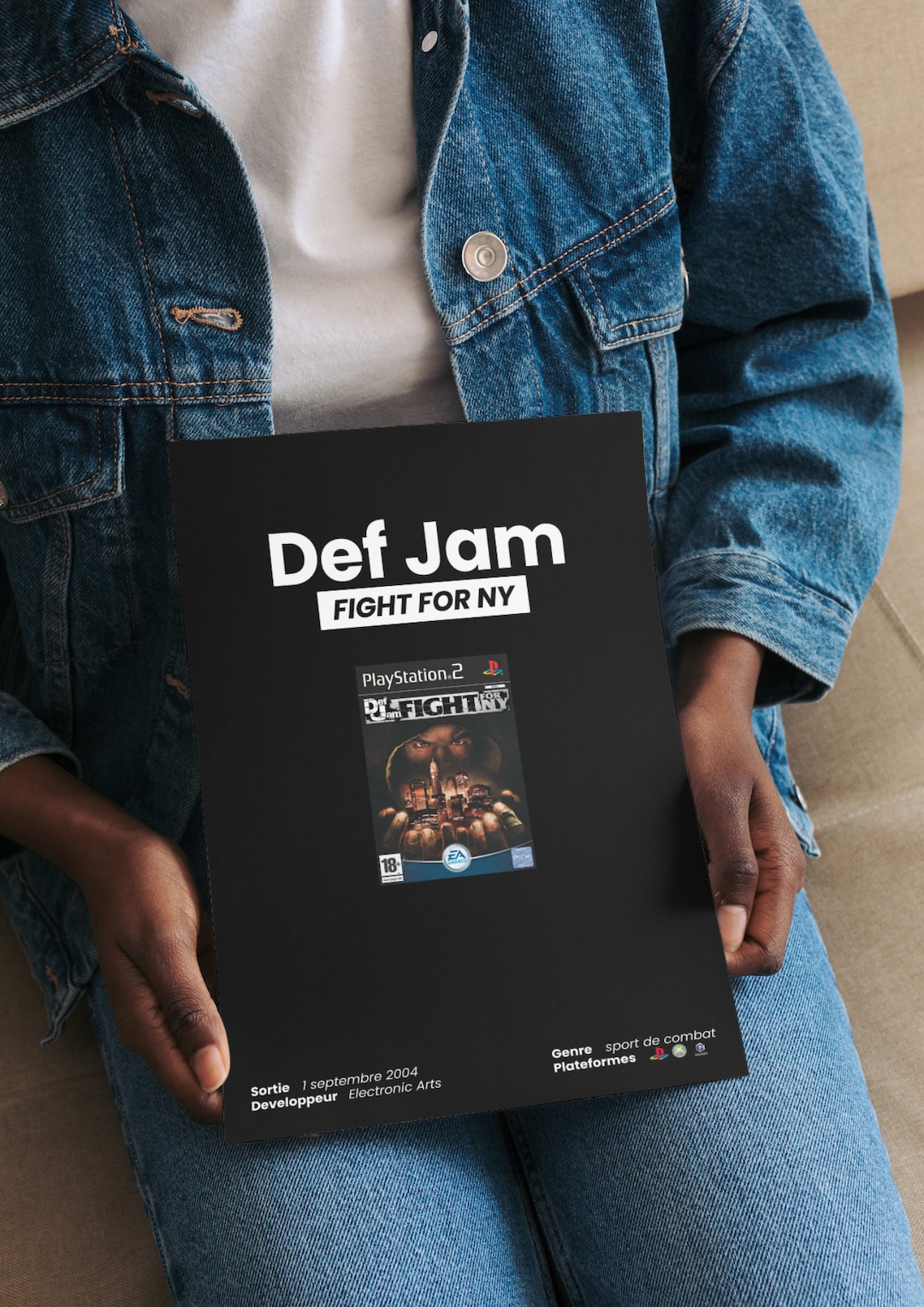 21 Digital Posters From the Def Jam Fight for NY Video Game. Video Game ...