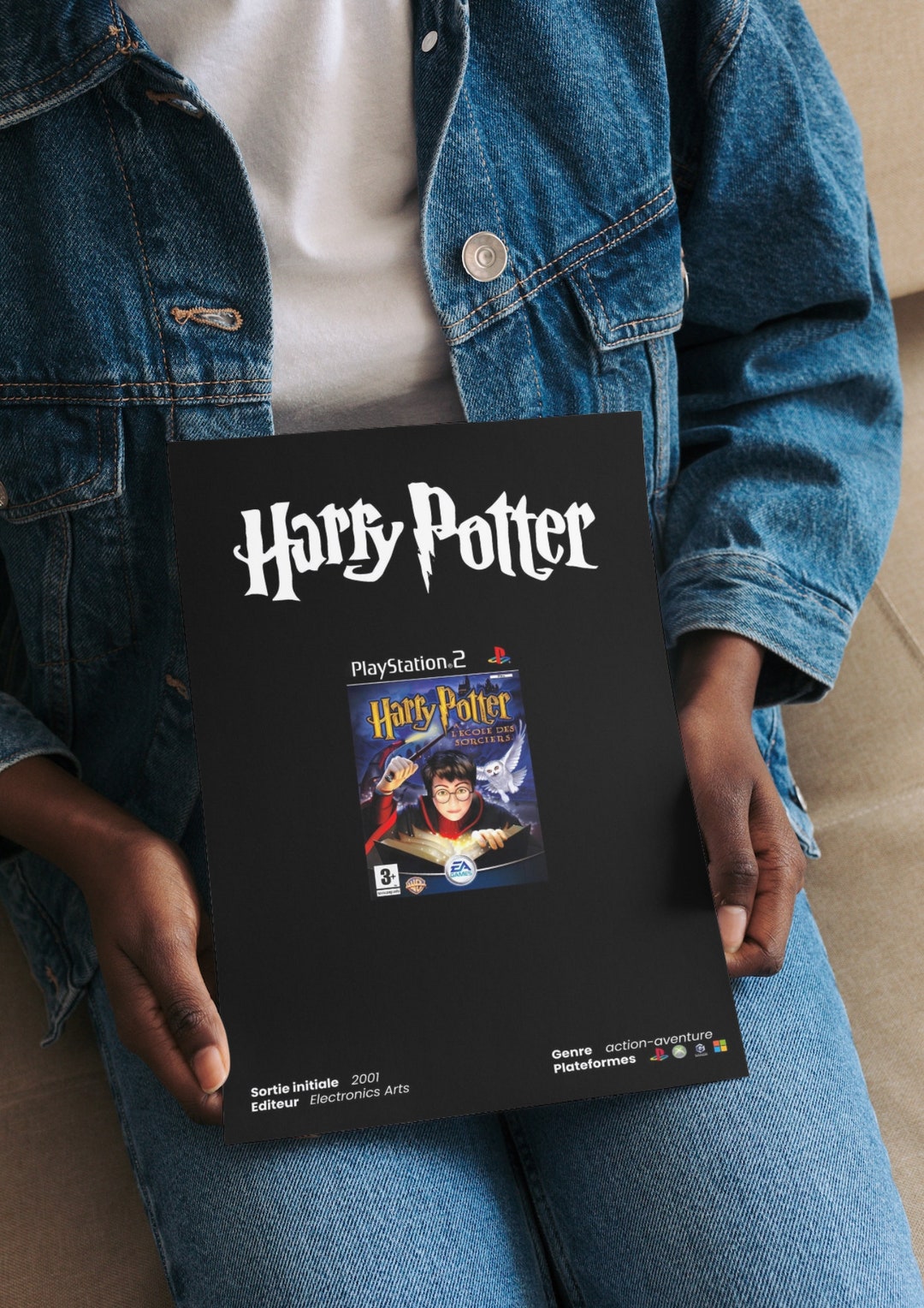 4 Digital Video Game Posters HP. Video Game, Downloadable, A4 Print ...