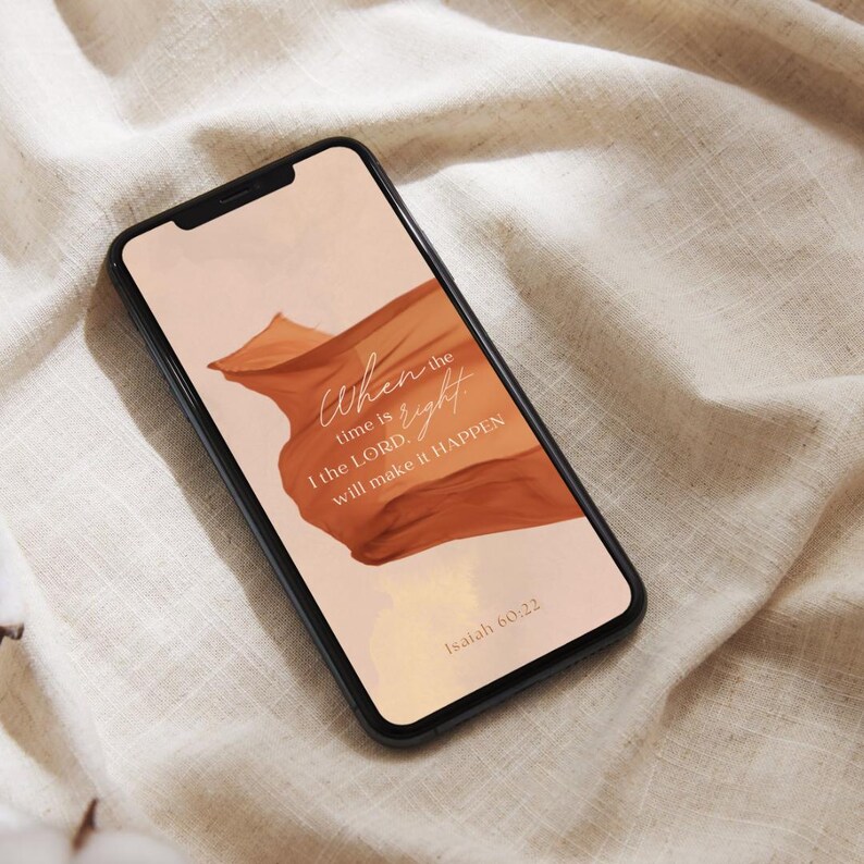 Boho Modern Scripture Background for Phones - Etsy