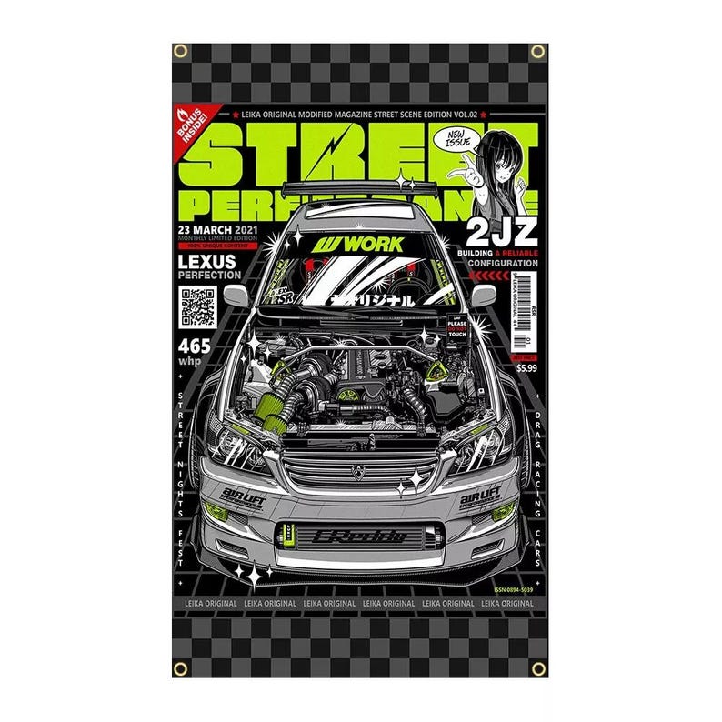 Poster Car Jdm Wall Art Decor Japan Prints Kids Boys Cars Racing Room ...