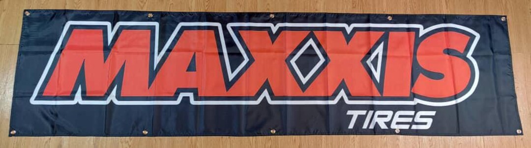 Maxxis Tyres Gift Banner Poster Sign Advertising for Car Enthusiasts ...