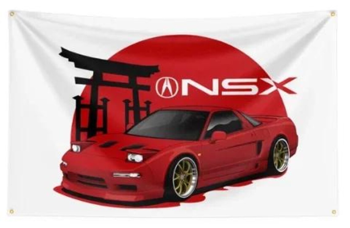 Civic JDM Garage Banner Flag Wall Car Ft Racing Decor Show 3x5 Sign Man ...