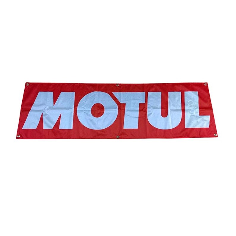 Motul Banner Motor Sign Oil Garage Oils Porcelain Door Enamel Round ...