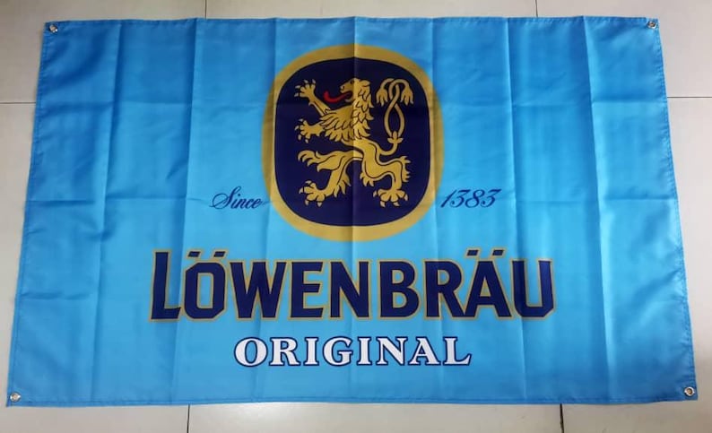 Augustiner Brau Vintage German Beer Banner Sign, Man Cave Decor, Bar ...