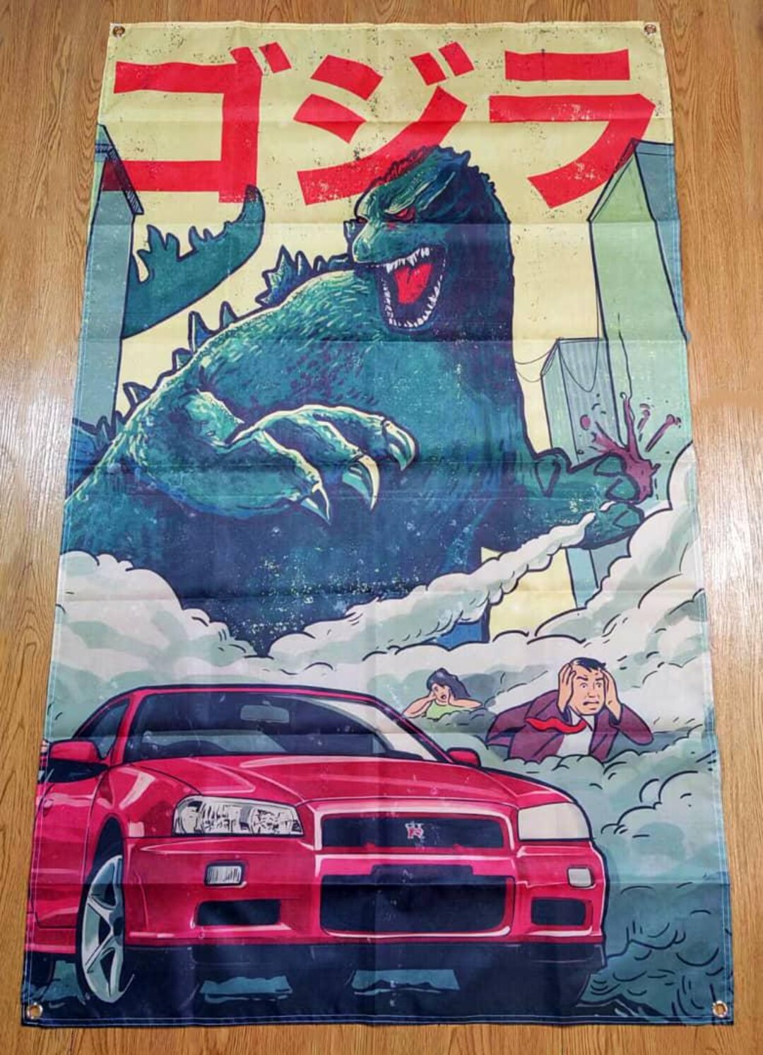 Skyline Banner JDM Garage Flag Wall Car Ft Racing Decor Show 3x5 Sign ...