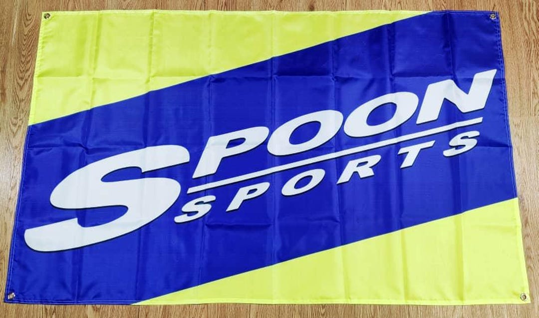 Honda Spoon Sports Civic Type R Banner Flag Sign Man Cave Garage Decor ...