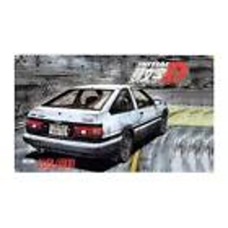 Initial D Poster Banner Art Print Anime Wall Framed Ae86 Room Decor ...