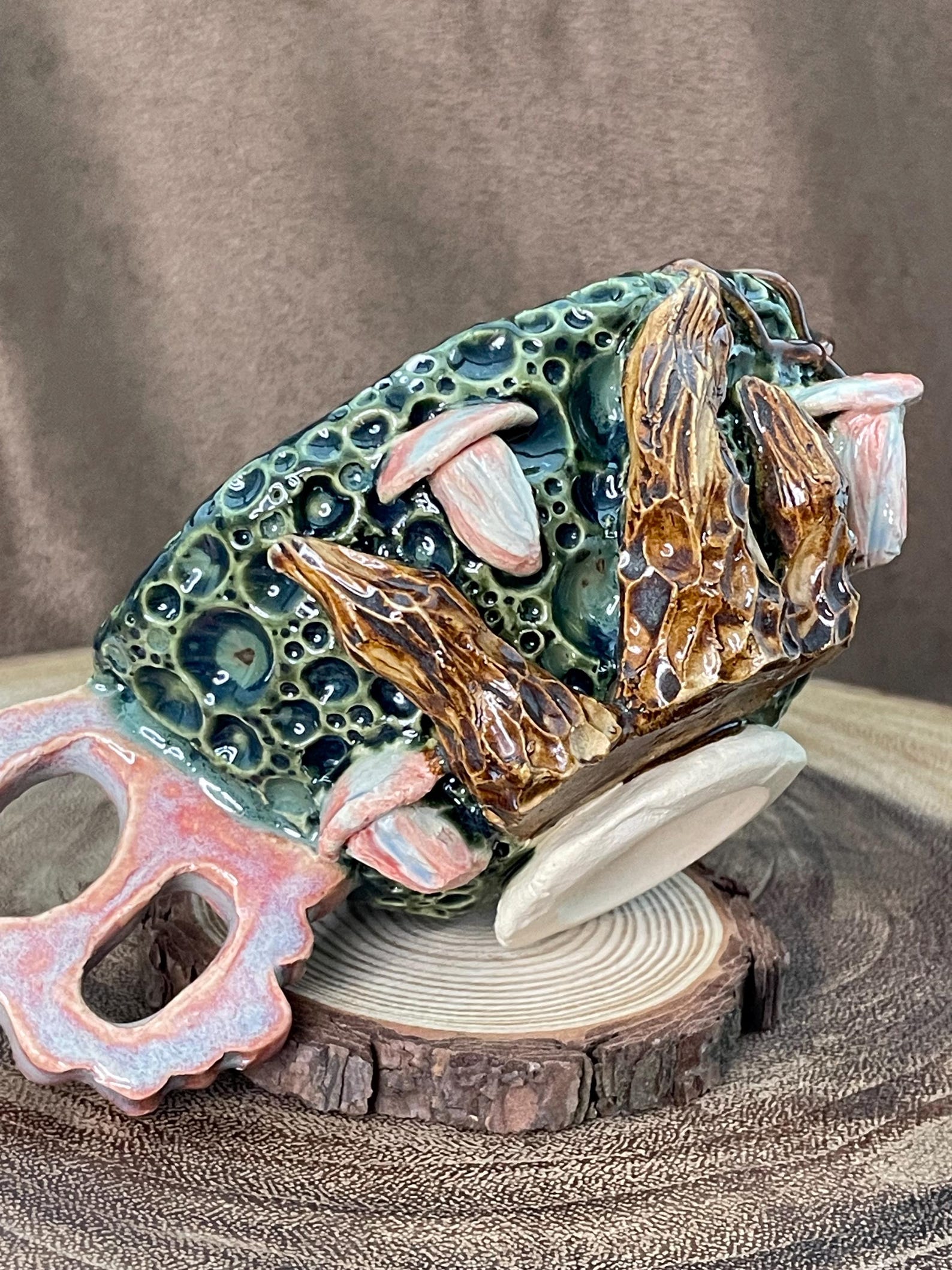 Handcrafted Fairy Teacup | Whimsical Ceramic Mug | Enchanted Forest ...