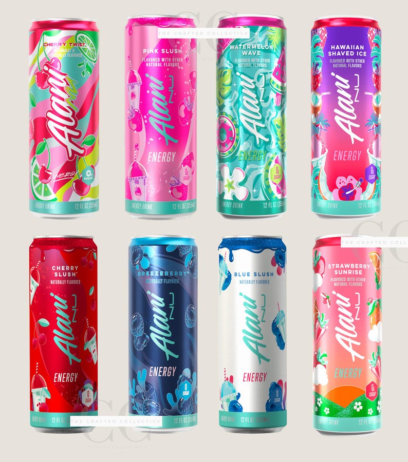 Alani Favorites Variety, Trendy PNG Preppy Design Digital Download ...