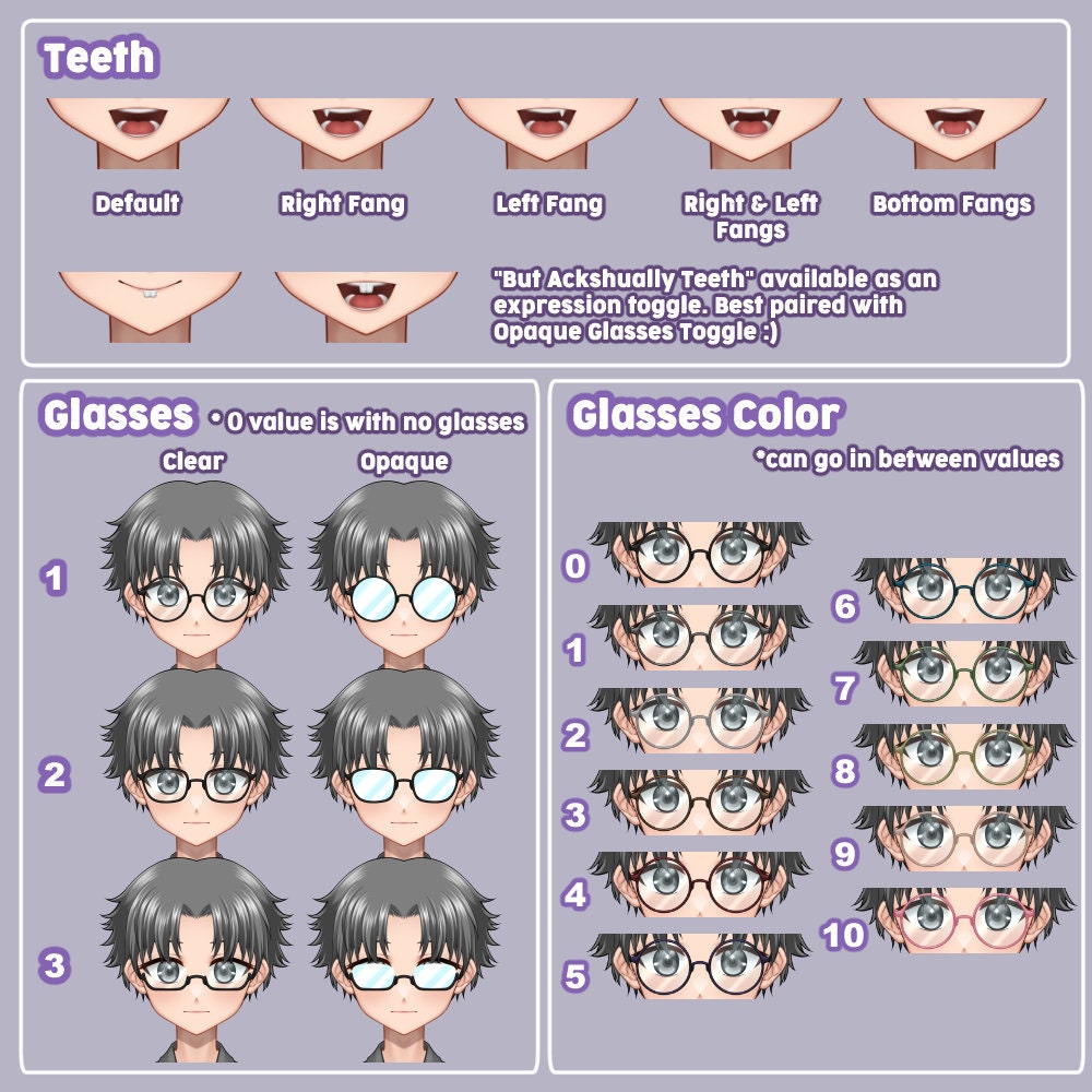 Simple Customizable Vtuber Model Commercial Use Ok Live2d Premade