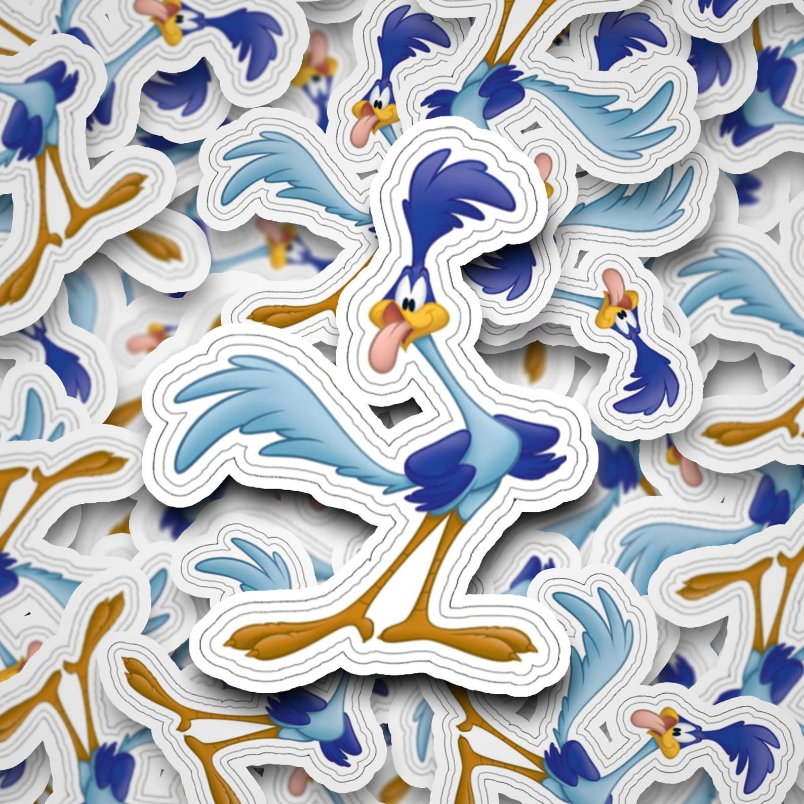 Stickers - Laminated - Coyote - Roadrunner - Classic Cartoon - Etsy