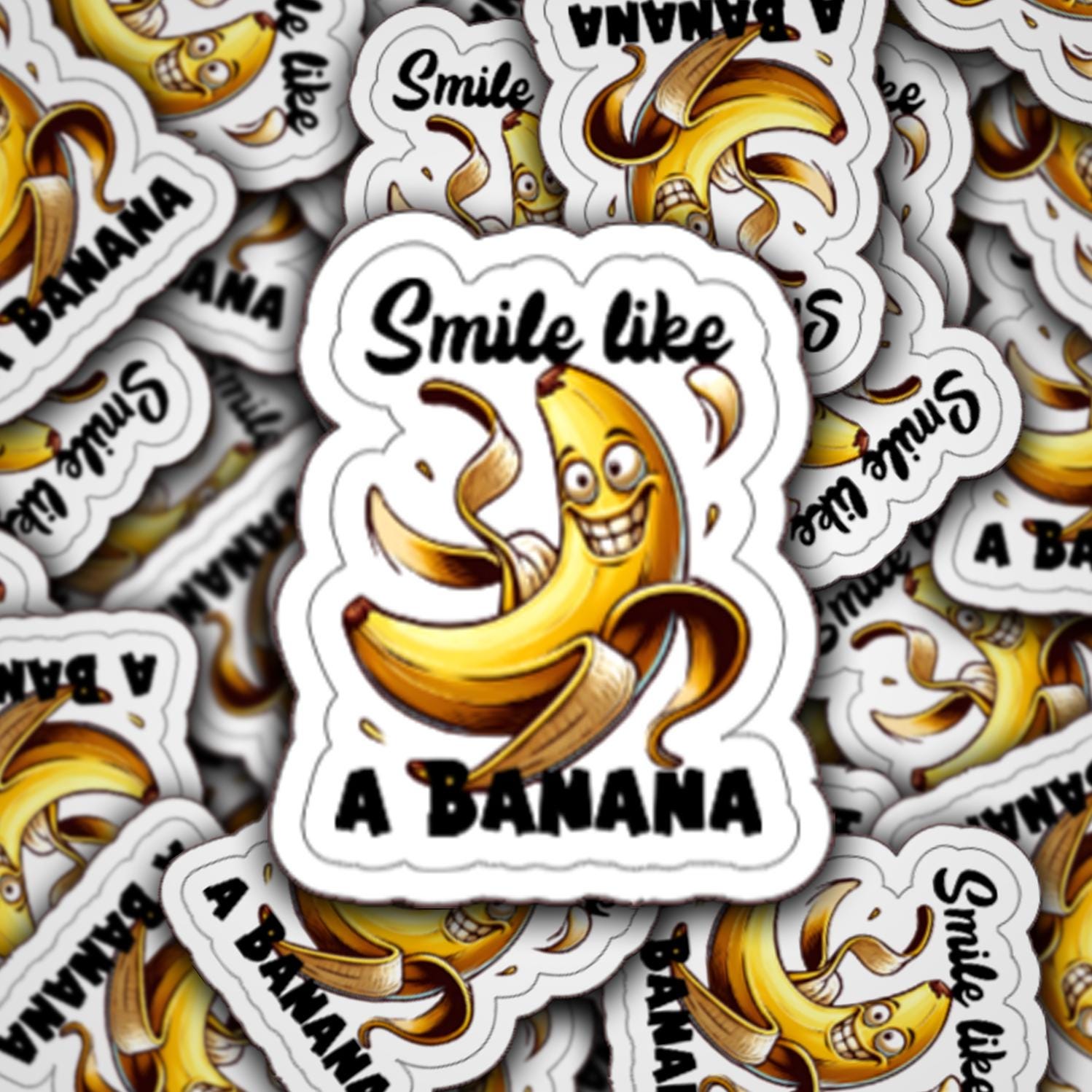 Stickers - Laminated - (2 Designs) Banana - Bananas - Funny - Decal ...