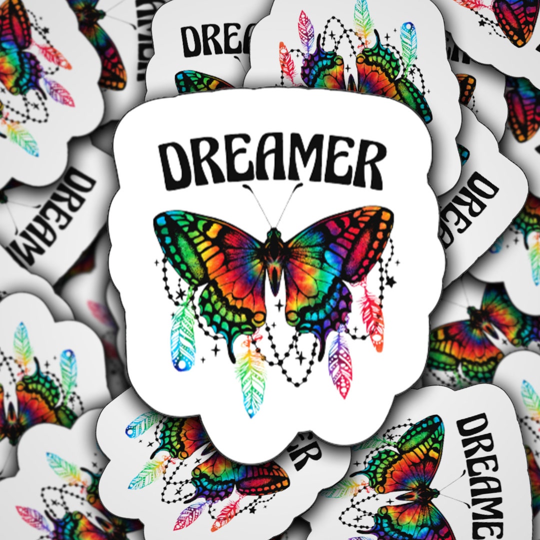 Stickers - Laminated - (8 Designs) Dreamer - Sun Child - Retro ...