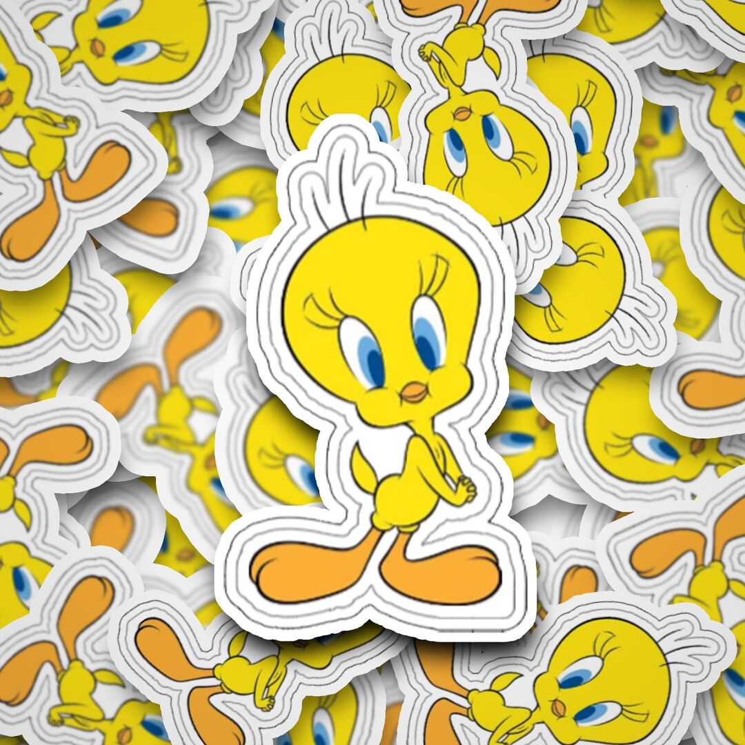 Stickers - Laminated - Tweety - Classic Cartoon - Bird - Etsy