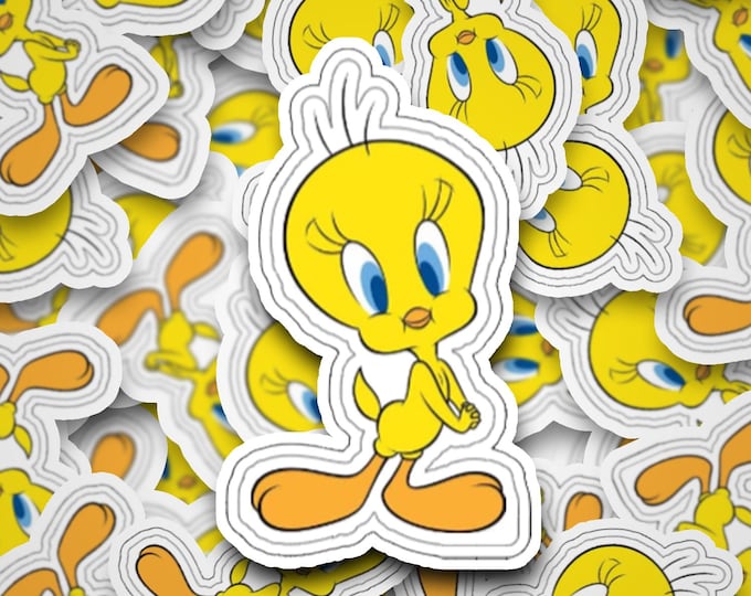 Tweety Bird. Cartoon. Kiss-cut Stickers. Bird. Yellow. Gift ...