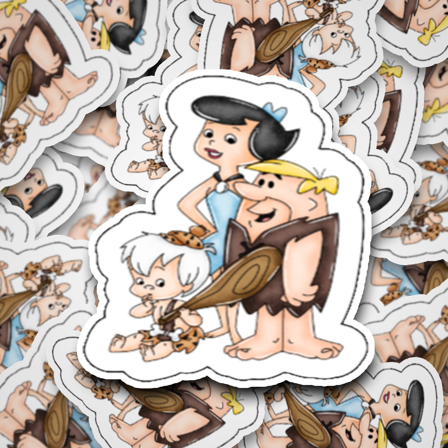 Stickers - Laminated - (6 Designs) Cartoon - Characters - Etsy