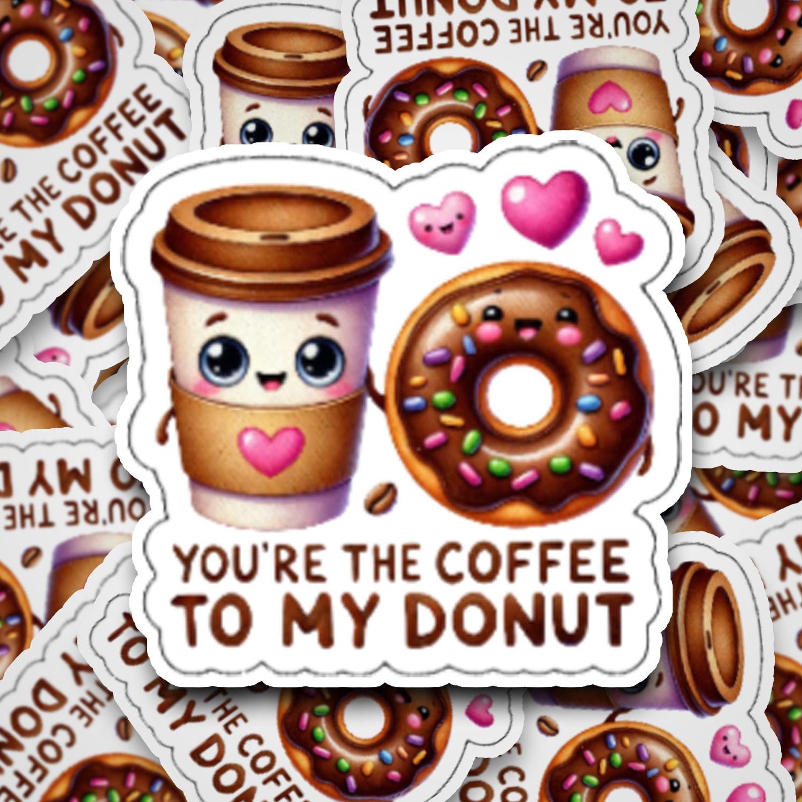 Stickers - Laminated - (10 Designs)soy Sauce, Sushi, Ice Cream, Brownie ...