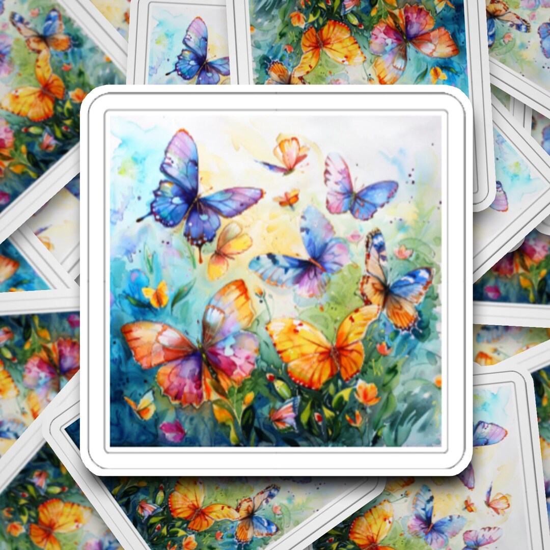 Stickers - Laminated - (6 Designs) Junk Journal Stickers - Junk ...