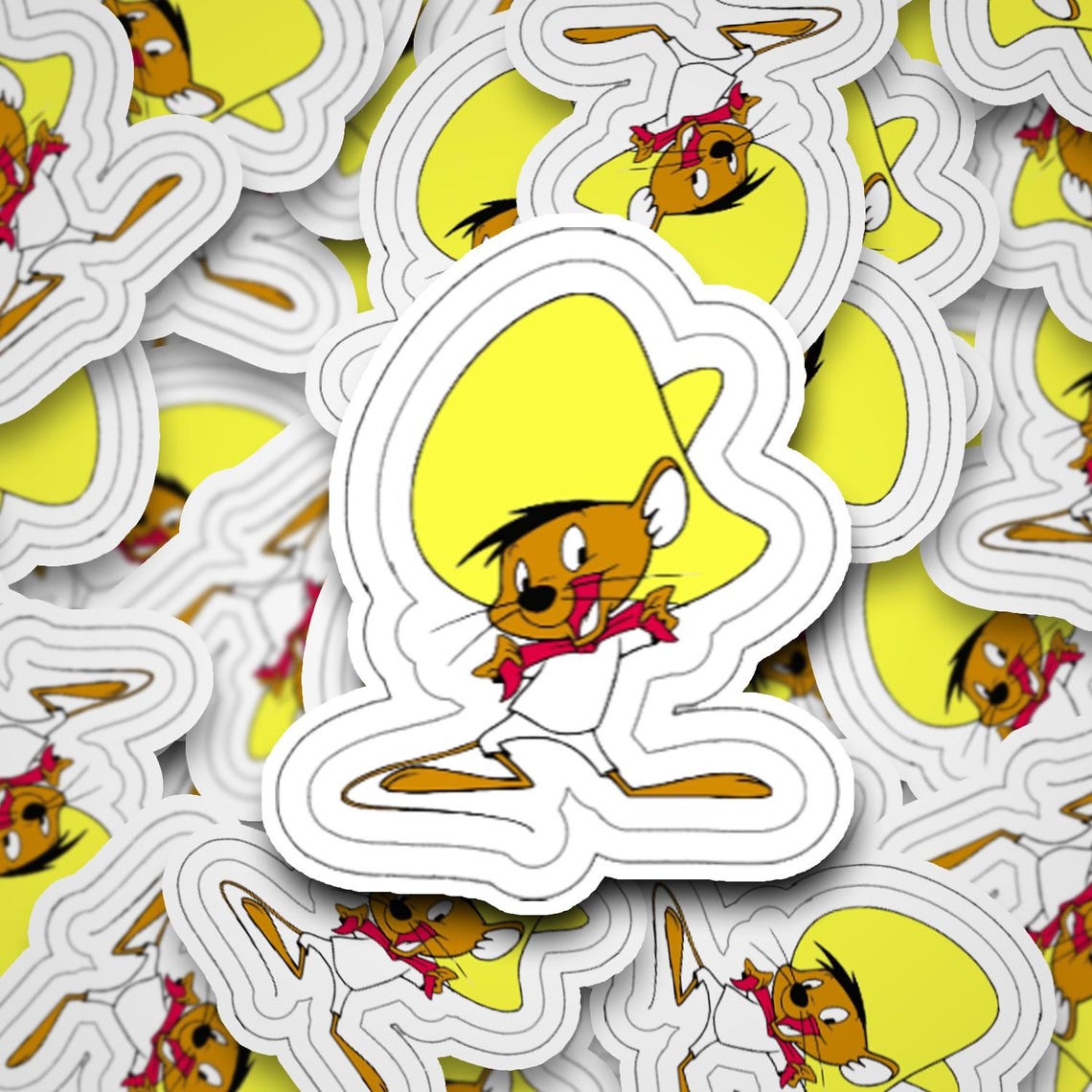 Stickers Laminated Speedy Gonzalez Classic Cartoon Mouse - Etsy
