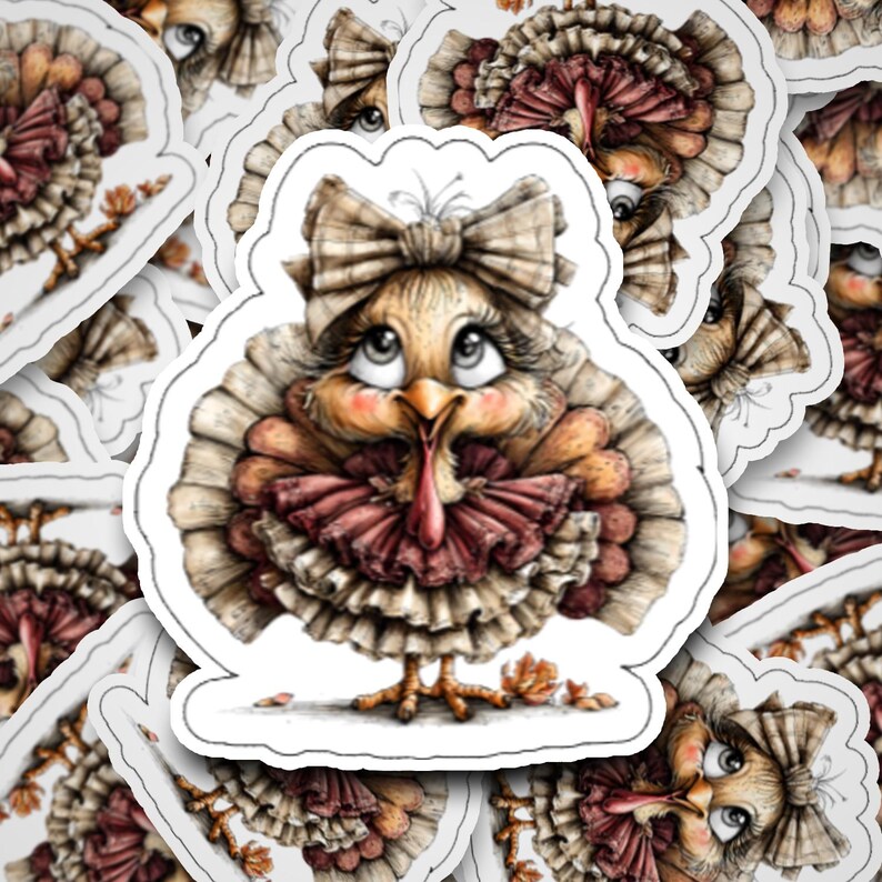 Stickers - Laminated - (6 Designs) - Turkey - Junk Journaling ...