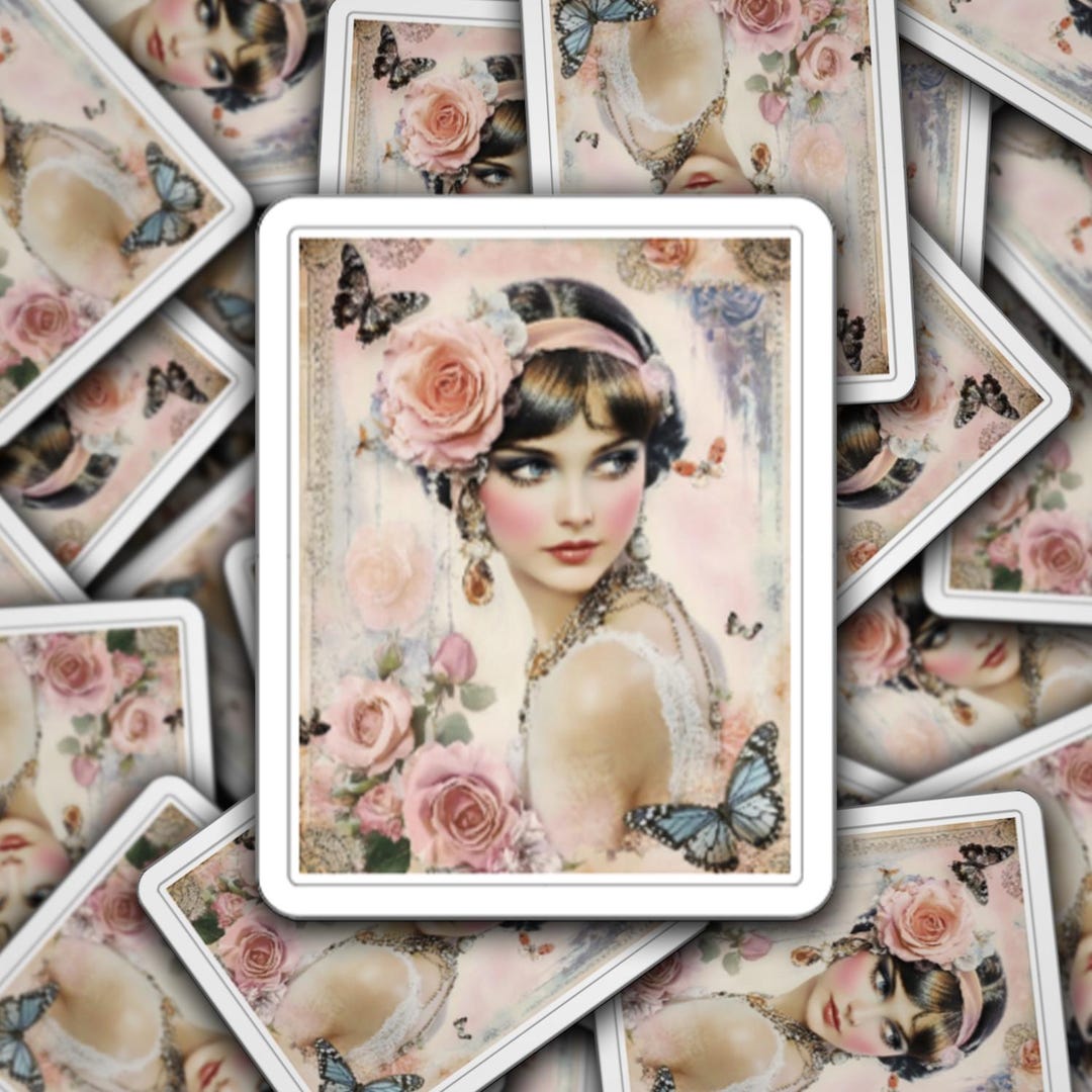 Stickers - Laminated - (7 Designs) Junk Journal - Scrapbooking ...