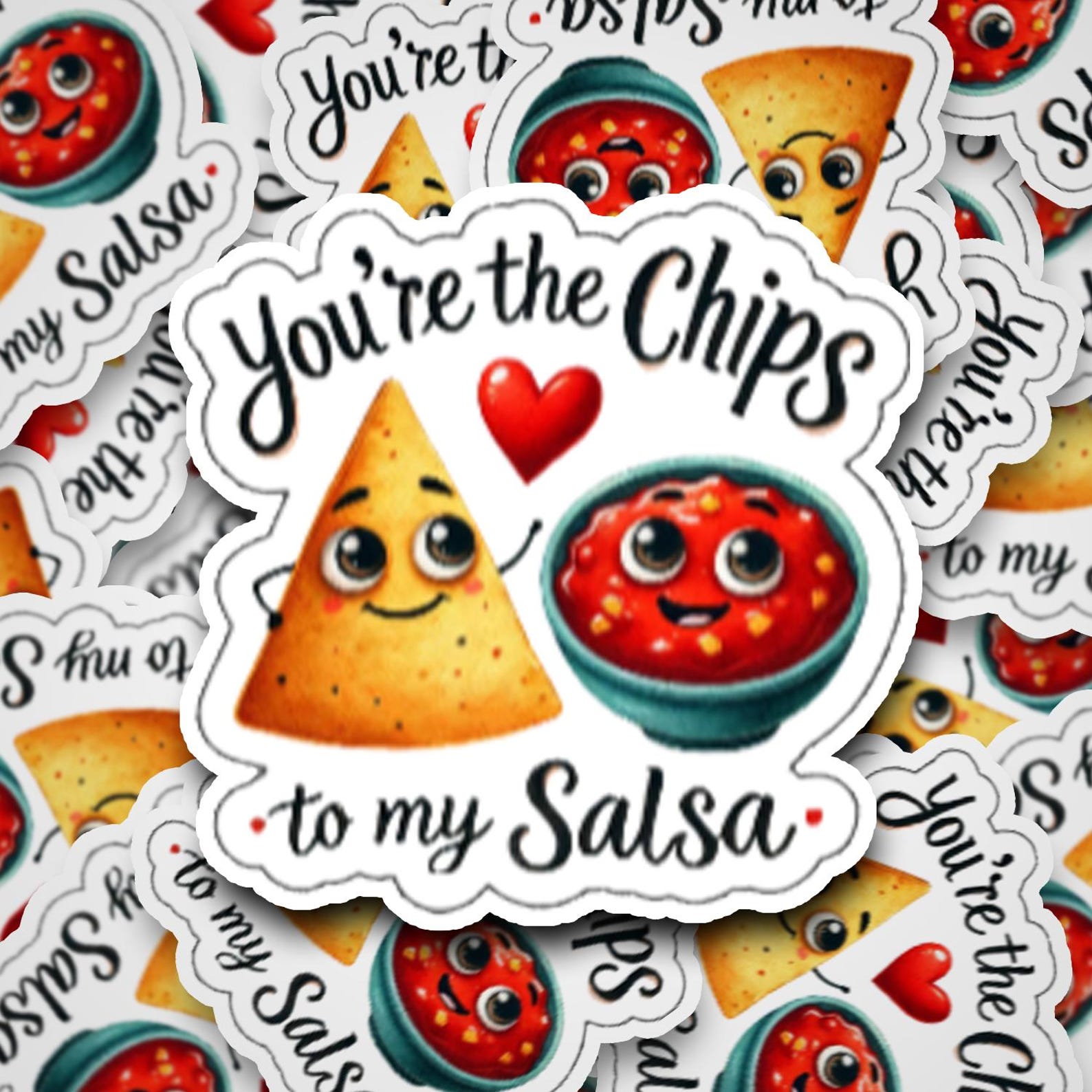 Stickers - Laminated - (10 Designs)soy Sauce, Sushi, Ice Cream, Brownie ...