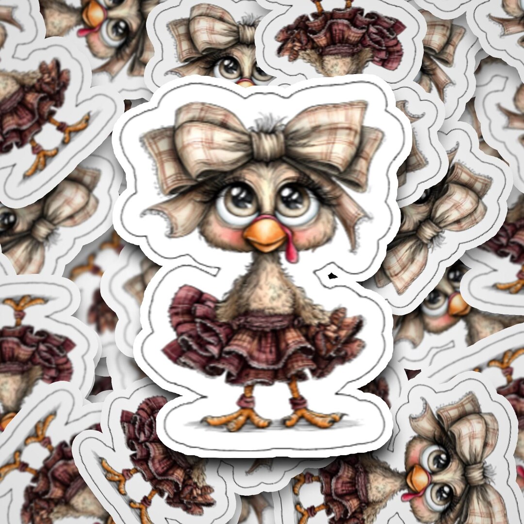 Stickers - Laminated - (6 Designs) - Turkey - Junk Journaling ...