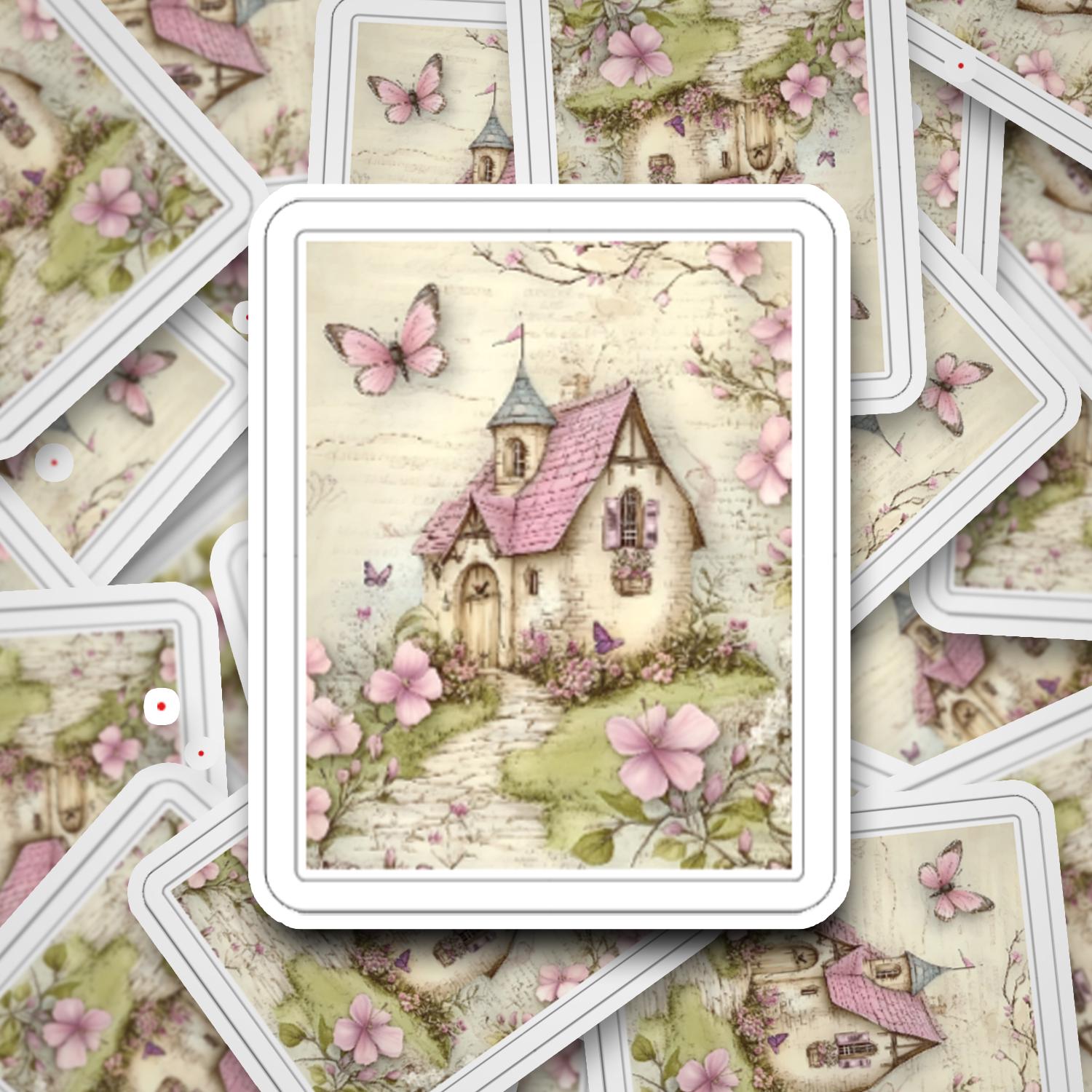 Stickers - Laminated - (10 Designs) Junk Journal Stickers -spring ...