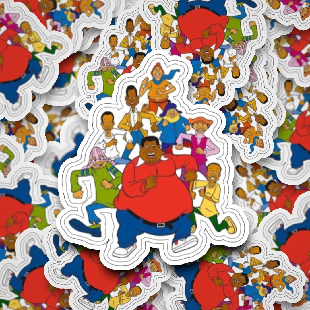 Stickers - Laminated - Fat Albert - Classic Cartoon - Etsy