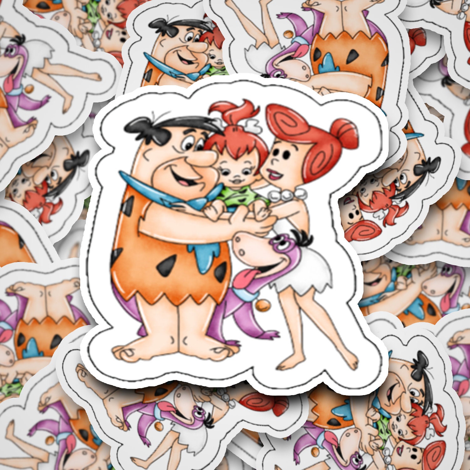 Stickers - Laminated - (6 Designs) Cartoon - Characters - Etsy
