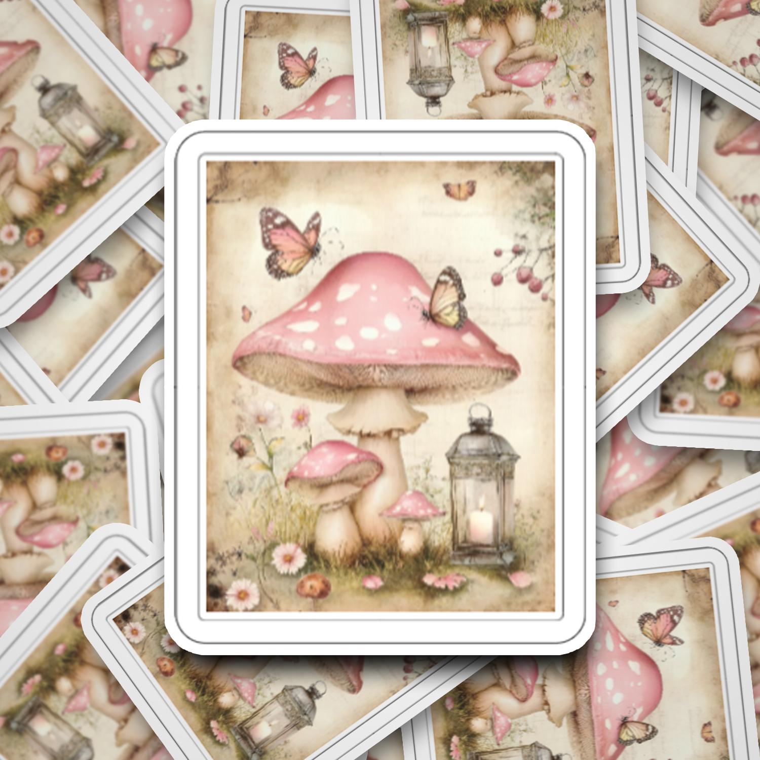 Stickers - Laminated - (10 Designs) Junk Journal Stickers -spring ...