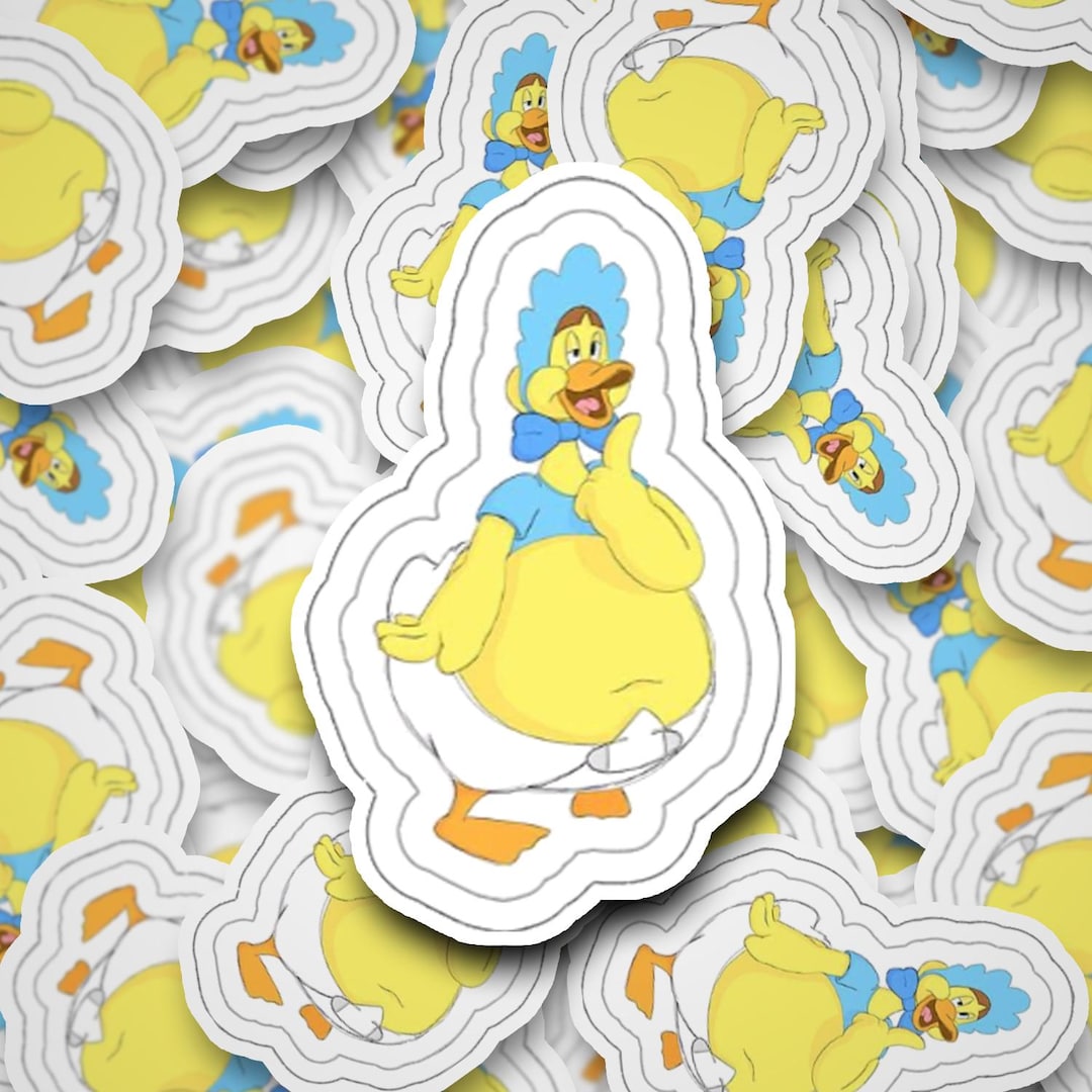 Stickers - Laminated - Huey - Classic Cartoon - Duck - Etsy