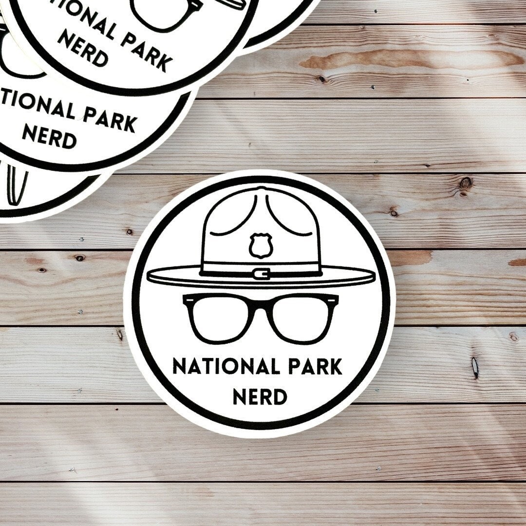 National Park Nerd Sticker / National Park Sticker / Stanley Cup ...