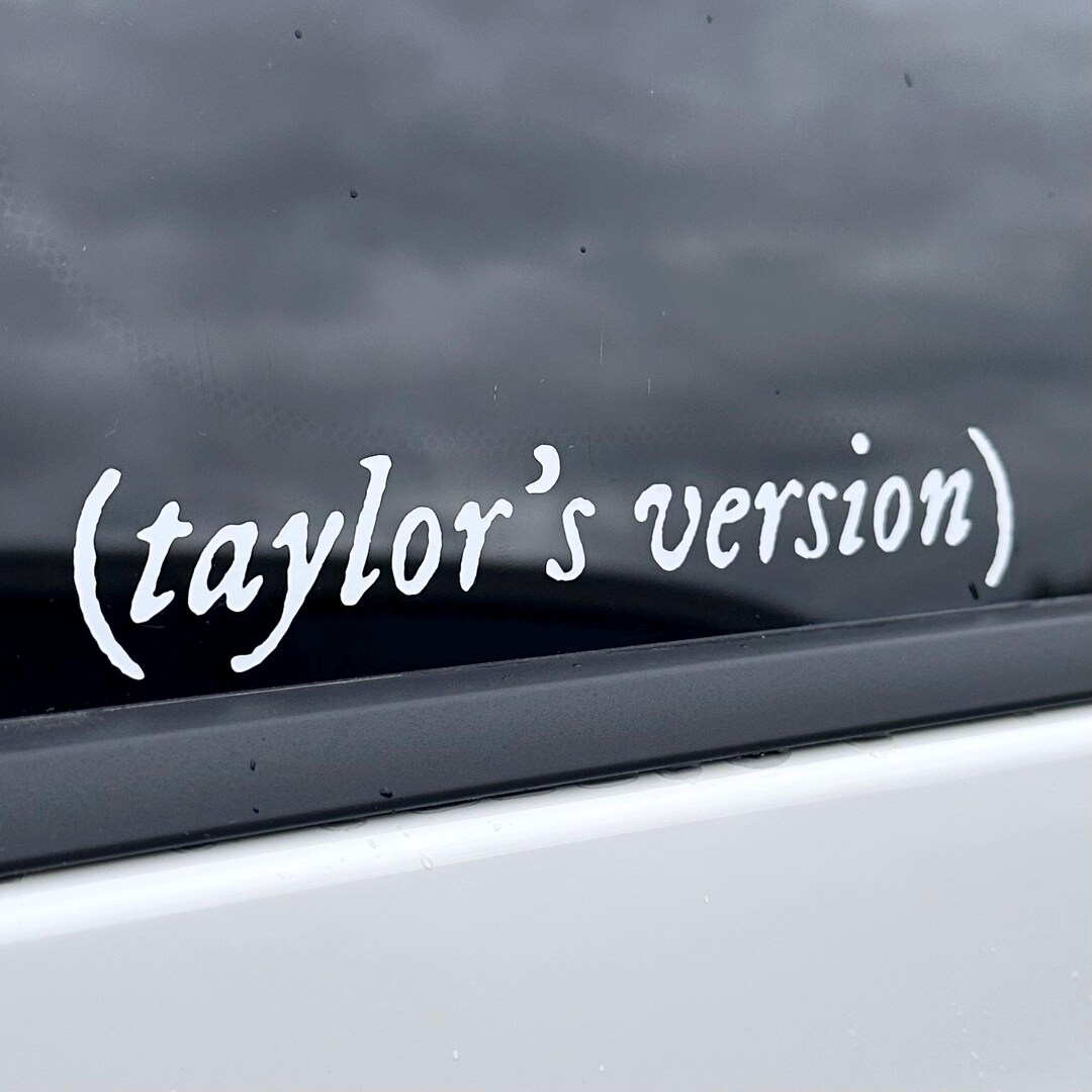 Version Custom Vinyl Decal / Custom Name Version Decal - Etsy