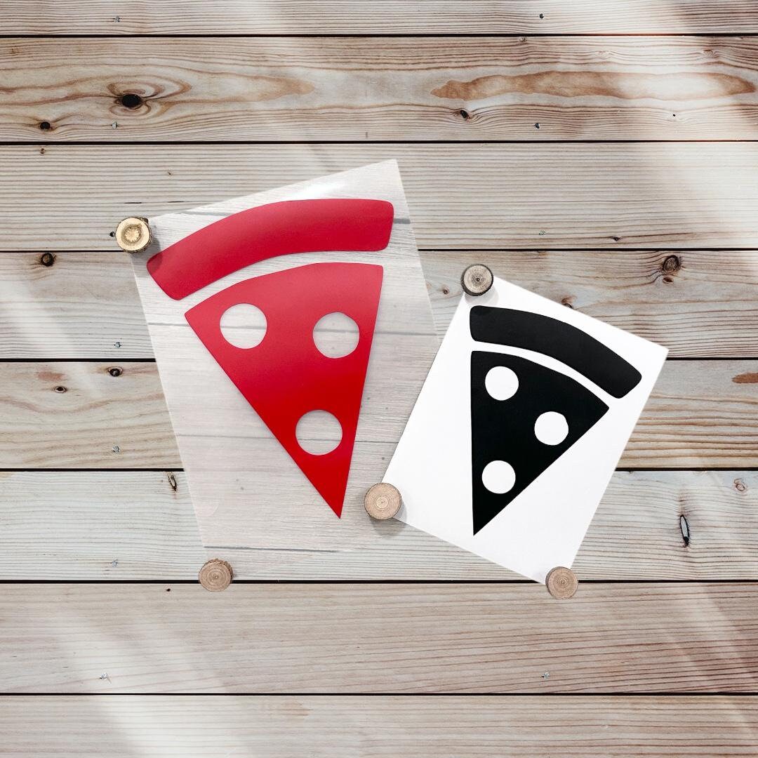 Pizza Vinyl Decal / Pizza Slice Sticker / Auto Decal / Pizza Lover - Etsy
