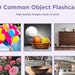 50 Common Object Flashcards- Printable Flashcards, ABA Therapy Material ...