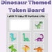 Dinosaur Themed Token Board, Token Economy Token System Reward Board ...