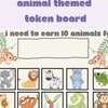 Dinosaur Themed Token Board, Token Economy Token System Reward Board ...