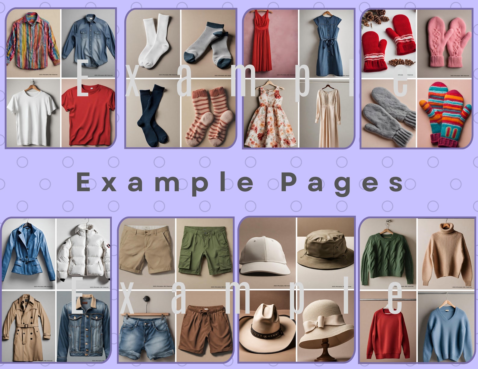 20 Cute Clothes Printable Flashcards - Flashcards for Kids and Teachers ...